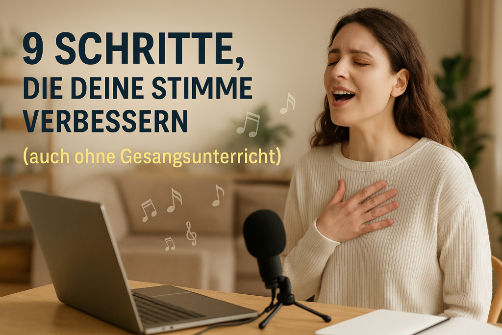 So verbesserst du deine Stimme [ohne Gesangsunterricht]